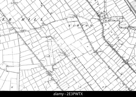 Map of Lincolnshire OS Map name 108-SE, Ordnance Survey, 1886-1897 ...