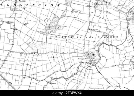 Map of Lincolnshire OS Map name 095-SE, Ordnance Survey, 1886-1897 ...