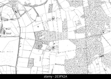 Map of Lincolnshire OS Map name 019-NE, Ordnance Survey, 1886-1897 ...