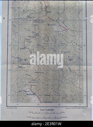 The Map of Kashmir published by The Survey of India represents a ...