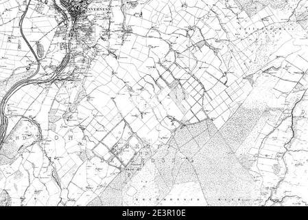 Map of Inverness-shire & Skye Sheet 034, Ordnance Survey, 1872-1881 ...