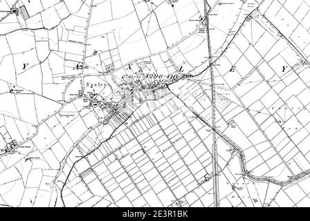 Map of Huntingdonshire OS Map name 005-NE, Ordnance Survey, 1889-1892 ...