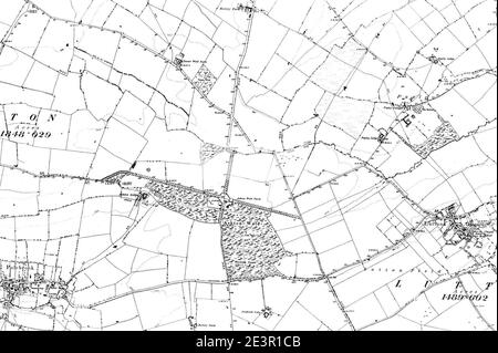 Map of Huntingdonshire OS Map name 008-SE, Ordnance Survey, 1889-1892 ...