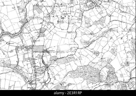 Map of Herefordshire OS Map name 020-NE, Ordnance Survey, 1884-1892 ...