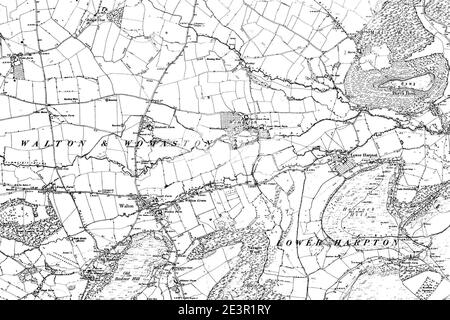 Map of Herefordshire OS Map name 010-NE, Ordnance Survey, 1884-1892 ...