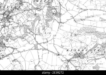 Map of Gloucestershire OS Map name 057-SW, Ordnance Survey, 1884-1894 ...