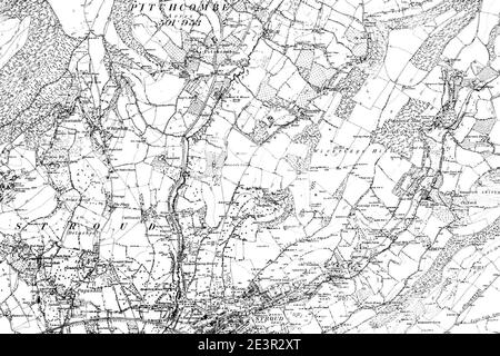 Map of Gloucestershire OS Map name 041-NW, Ordnance Survey, 1884-1894 ...