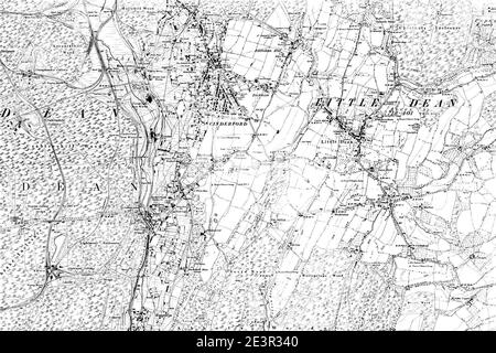 Map of Gloucestershire OS Map name 031-SW, Ordnance Survey, 1884-1894 ...
