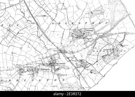 Map of Gloucestershire OS Map name 022-NE, Ordnance Survey, 1884-1894 ...