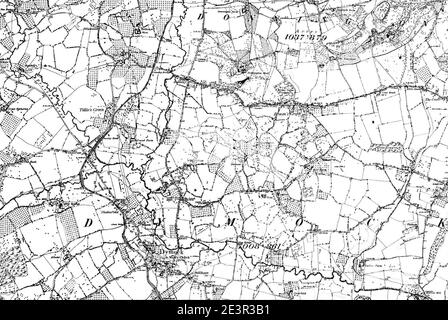 Map of Gloucestershire OS Map name 010-NW, Ordnance Survey, 1884-1894 ...
