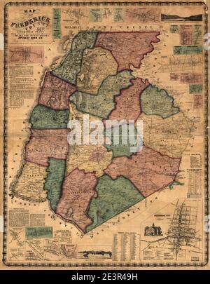Map of Frederick County, Md. - accurately drawn from correct ...