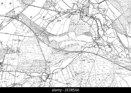 Map of Dorset OS Map name 048-NW, Ordnance Survey, 1888-1892 Stock ...