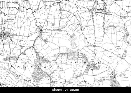 Map of Dorset OS Map name 046-SW, Ordnance Survey, 1888-1892 Stock ...