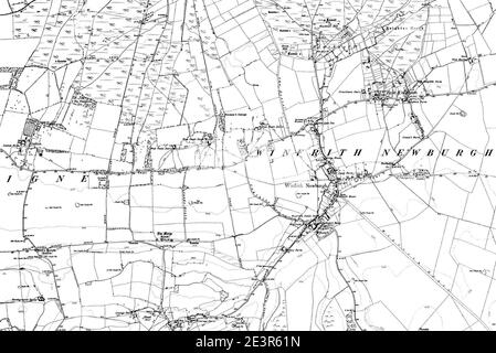Map of Dorset OS Map name 048-NW, Ordnance Survey, 1888-1892 Stock ...