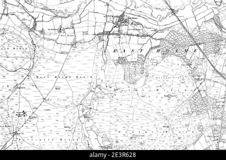 Map of Dorset OS Map name 049-NW, Ordnance Survey, 1888-1892 Stock ...