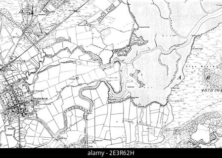 Map of Dorset OS Map name 050-SE, Ordnance Survey, 1888-1892 Stock ...