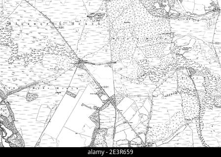 Map of Dorset OS Map name 042-NW, Ordnance Survey, 1888-1892 Stock ...