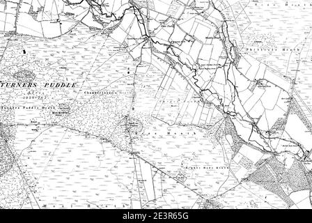 Map of Dorset OS Map name 042-NW, Ordnance Survey, 1888-1892 Stock ...