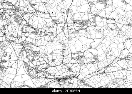 Map of Dorset OS Map name 037-NE, Ordnance Survey, 1888-1892 Stock ...