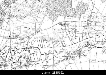 Map of Dorset OS Map name 041-SE, Ordnance Survey, 1888-1892 Stock ...