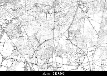 Map of Dorset OS Map name 043-SW, Ordnance Survey, 1888-1892 Stock ...