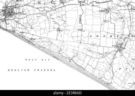 Map of Dorset OS Map name 045-NW, Ordnance Survey, 1888-1892 Stock ...