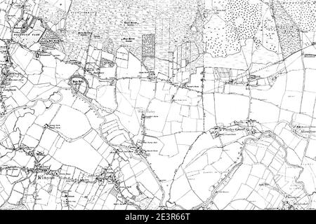 Map of Dorset OS Map name 035-NE, Ordnance Survey, 1888-1892 Stock ...