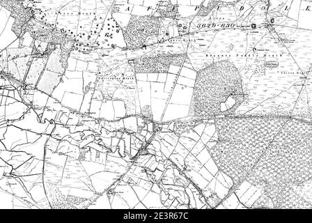 Map of Dorset OS Map name 041-NW, Ordnance Survey, 1888-1892 Stock ...