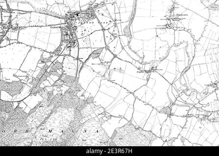Map of Dorset OS Map name 035-NE, Ordnance Survey, 1888-1892 Stock ...
