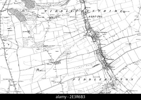 Map of Dorset OS Map name 031-SW, Ordnance Survey, 1888-1892 Stock ...