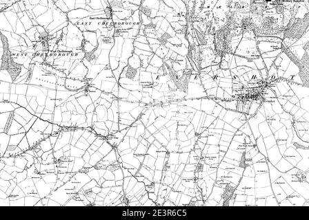 Map of Dorset OS Map name 021-NE, Ordnance Survey, 1888-1892 Stock ...