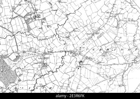 Map of Dorset OS Map name 013-SW, Ordnance Survey, 1888-1892 Stock ...