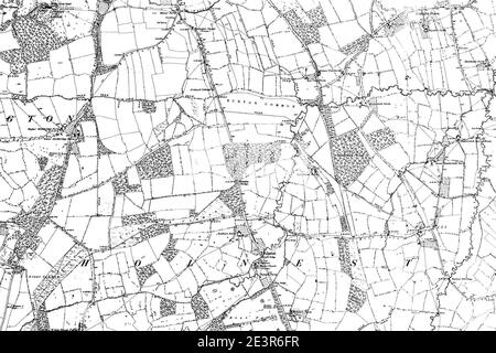 Map of Dorset OS Map name 012-NW, Ordnance Survey, 1888-1892 Stock ...