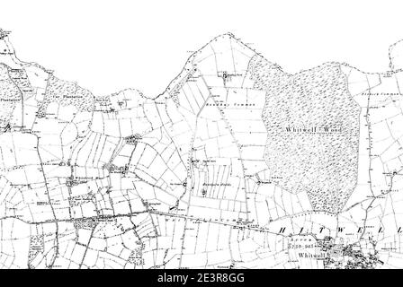 Map of Derbyshire OS Map name 019-SW, Ordnance Survey, 1882-1896 Stock ...