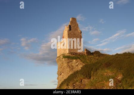 Greenan Ayr Castle 16th century tower house on the Ayrshire coast ...