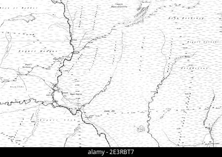 Map of Cardiganshire OS Map name 017-SW, Ordnance Survey, 1887-1891 ...