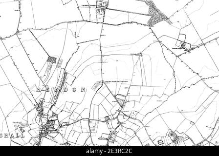 Map of Cambridgeshire OS Map name 059-NE, Ordnance Survey, 1884-1892 ...