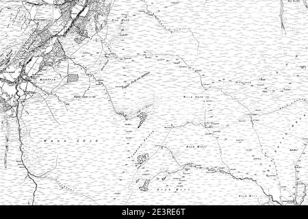 Map of Brecknockshire OS Map name 004-NW, Ordnance Survey, 1884-1892 ...