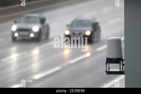 A Stopped Vehicle Detection radar sensor mounted adjacent to the ...
