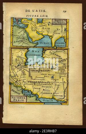Map of Persia, 1683 Stock Photo - Alamy