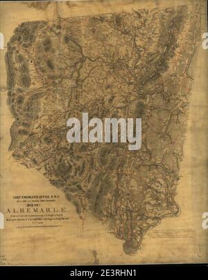 Map of Albemarle : Made under the direction of Maj. A.H. Campbell Capt ...