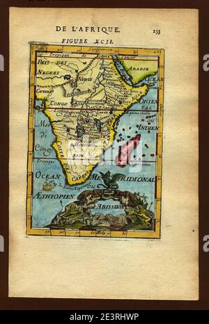 Map of Abyssinia, 1719 Stock Photo - Alamy