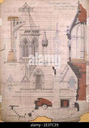 The working drawings for Manchester Town Hall, a key civic building in ...