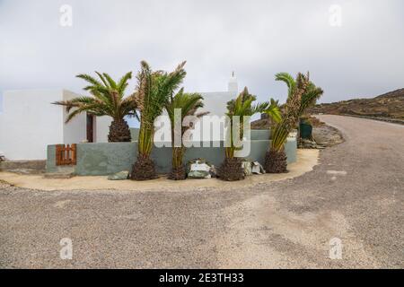 View of the Chrysopigi, small orthodox Greek church in the mainland of ...