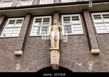 Hamburg, Germany. The Sprinkenhof, an exceptional example of the 1920s ...