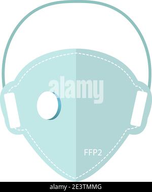 FFP3 respirator face mask. Coronavirus, COVID-19 or asbestos protection ...