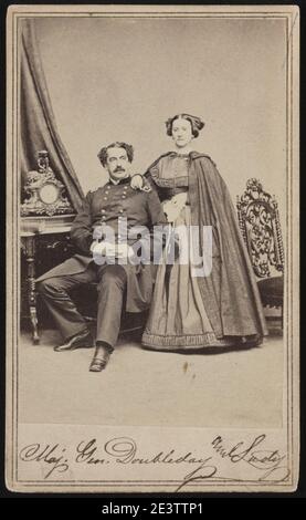 Major General Abner Doubleday of General Staff U.S. Volunteers Infantry ...