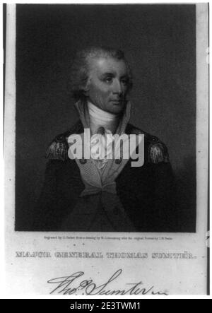 Maj. Gen. Thomas Sumter Stock Photo - Alamy