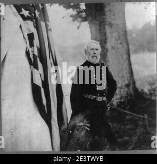 Maj. Gen. Edwin Vose Sumner, 1797-1863, three-quarter length portrait ...