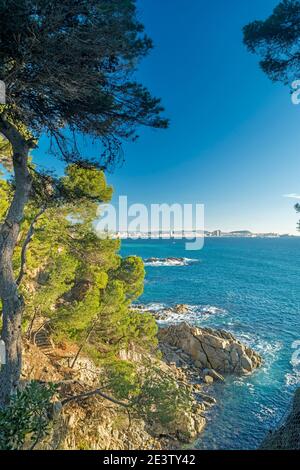 Cala Roques Planes, Calonge Stock Photo - Alamy